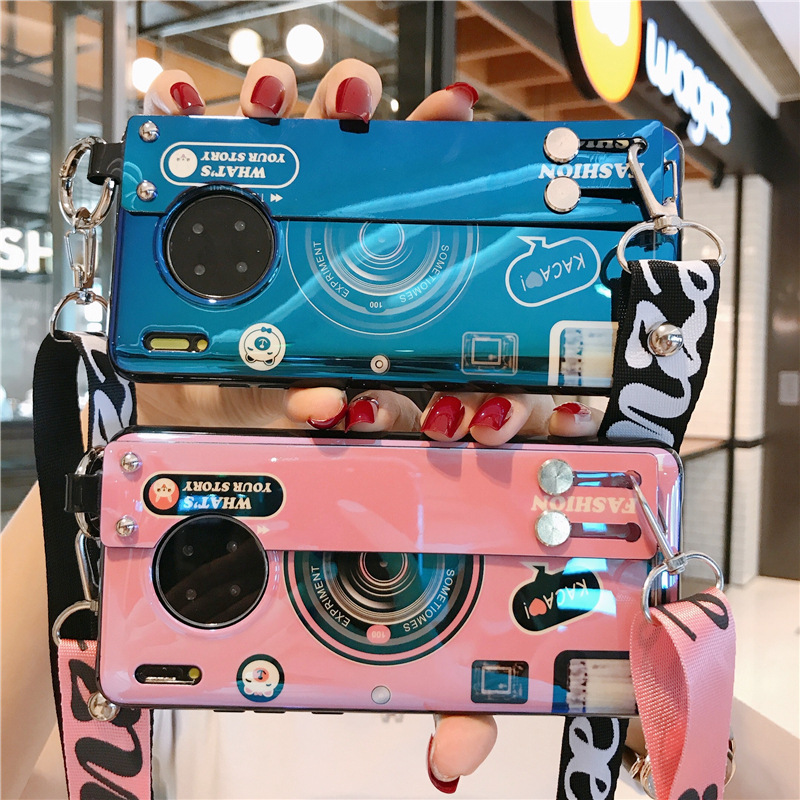 蓝光复古相机华为 荣耀V30手机壳3D立体支架适用mate30/Pro保护套-阿里巴巴