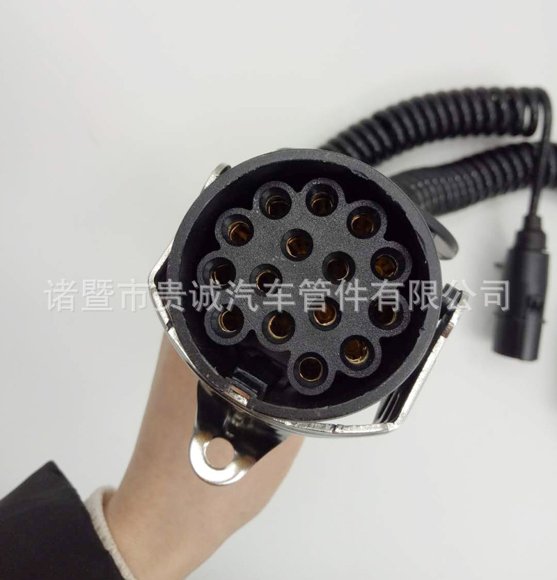 外贸奔驰沃尔沃斯堪尼亚15芯挂车连接线7芯电源线拖车电源信号线-阿里巴巴