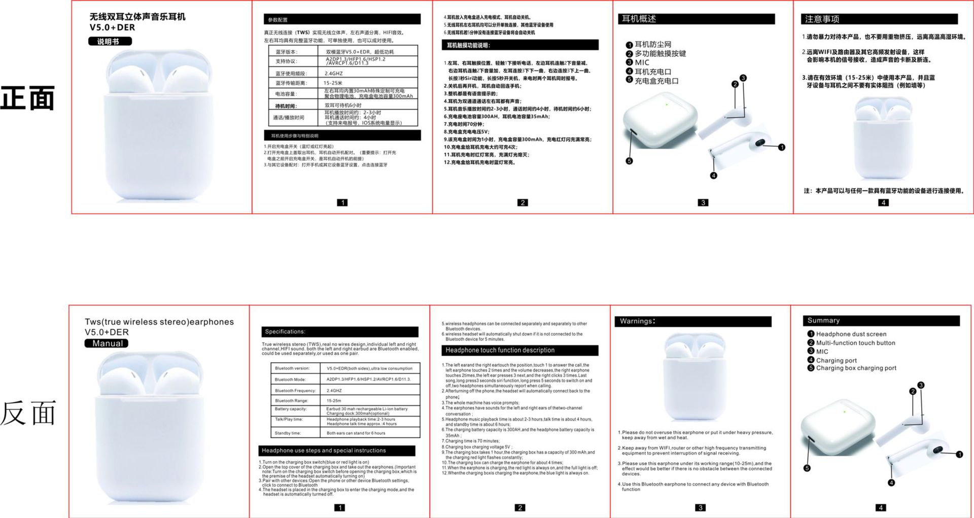 通用蓝牙耳机说明书 i12蓝牙耳机说明书TWS说明书蓝牙耳机说明书-阿里巴巴