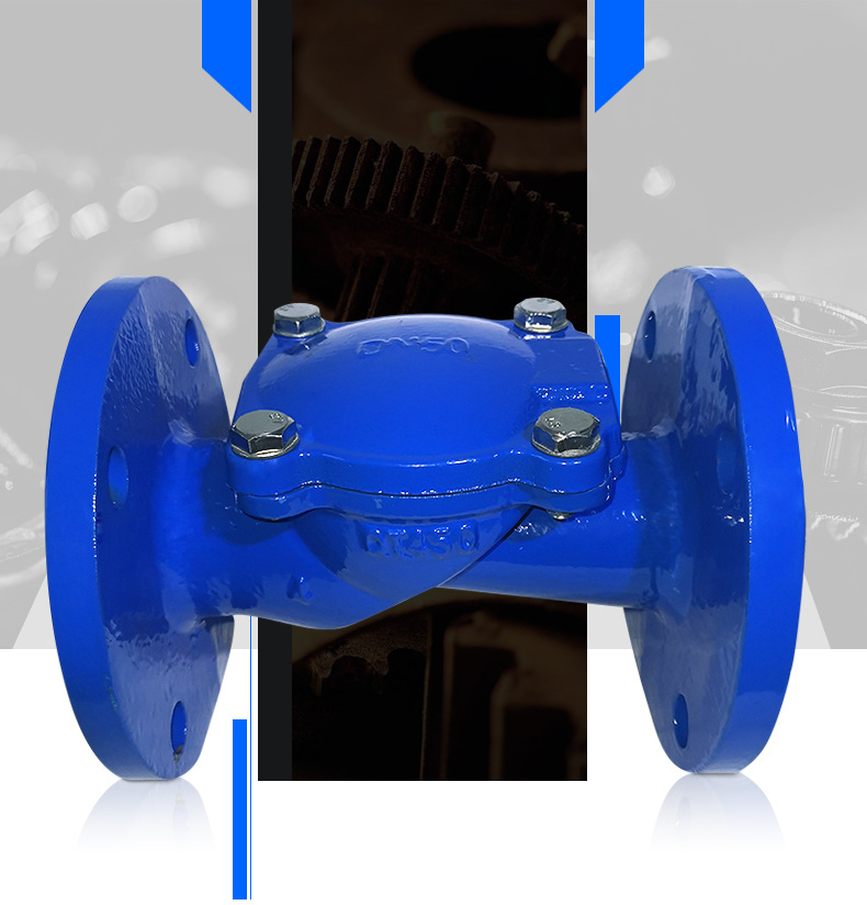 橡胶瓣止回阀_厂家 橡胶瓣止回阀 铸铁逆止阀门 hc44x法兰单向dn100 - 阿里巴巴