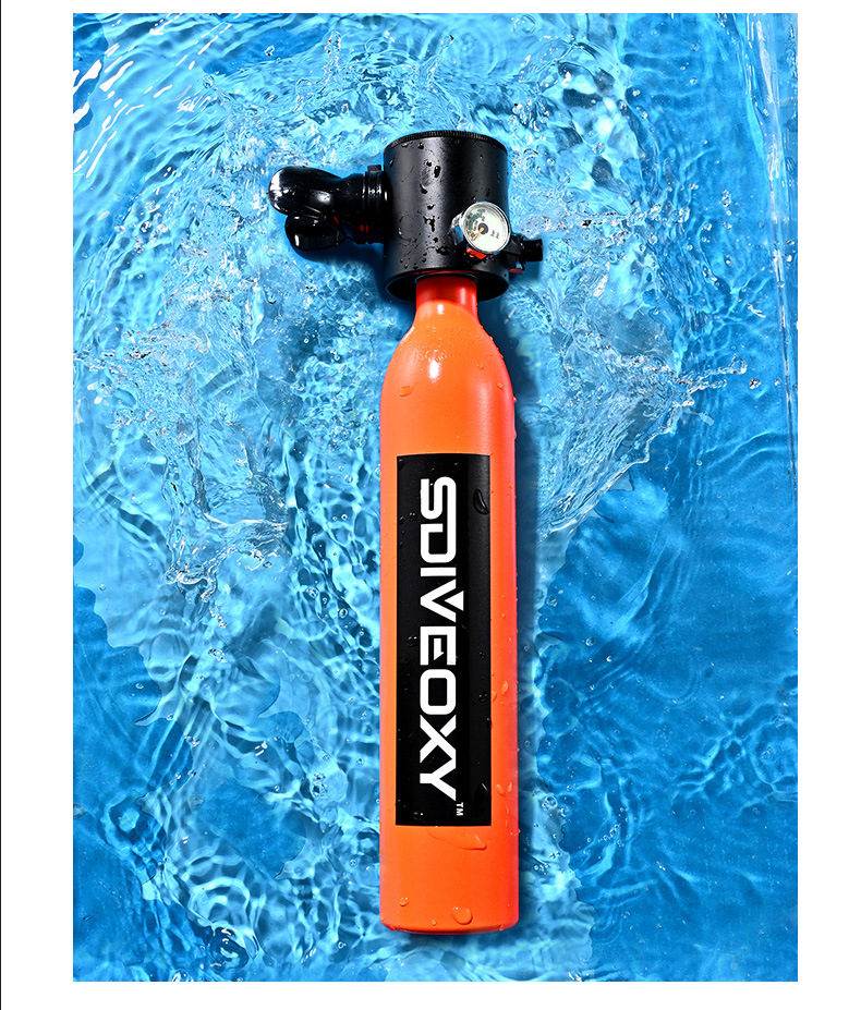 SDIVEOXY跨境便携式水下应急备用气瓶装备全套潜水呼吸器氧气罐-阿里巴巴