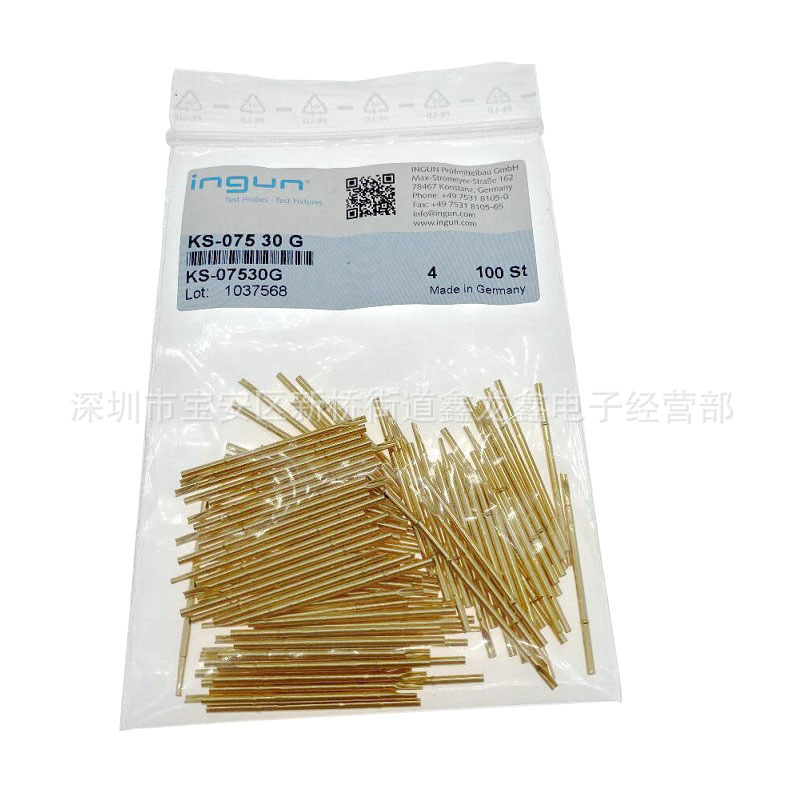 KS-075 30G 35G-JP-SS德国INGUN原装进口英钢探针套RL75-4S 75mil-阿里巴巴