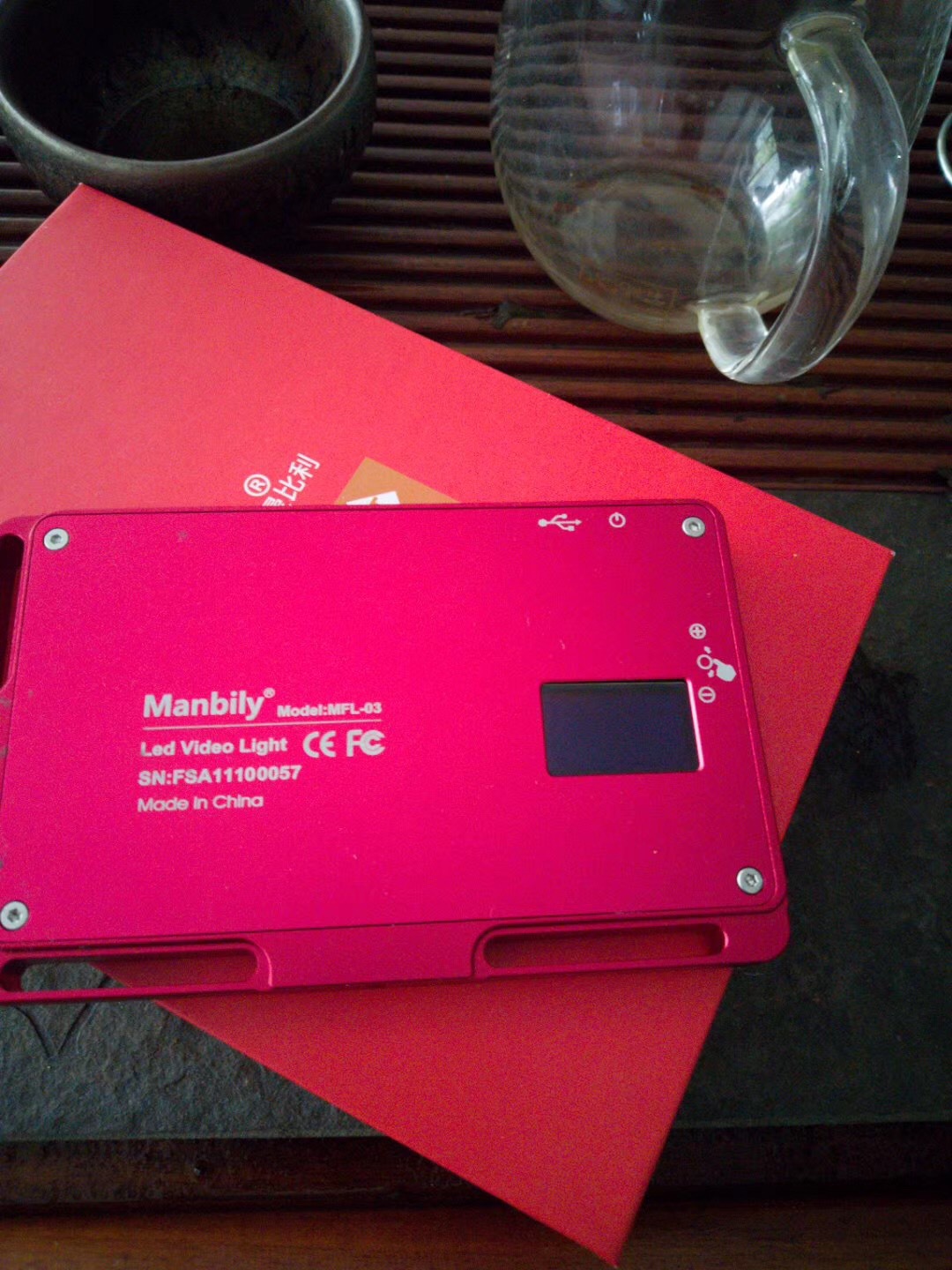 Manbily曼比利 MFL-03单反OLED补光灯口袋便携补光灯户外手机摄影-阿里巴巴