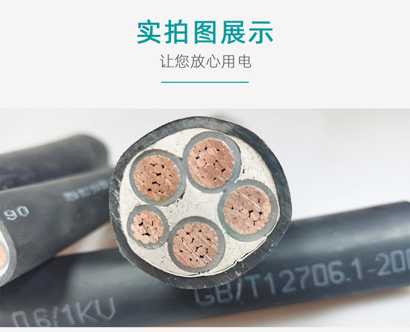 厂家直销电力电缆 WDZN国标铜芯电力电缆 YJV4+1芯中低压电缆-阿里巴巴