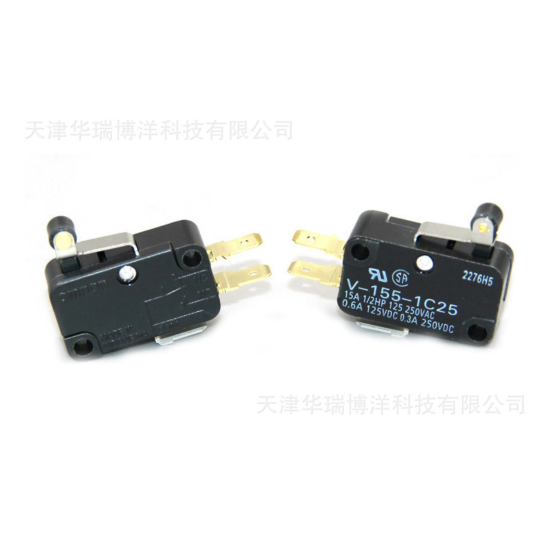欧姆龙V-155-1C25微动开关V型小型基本开关V-155-1C25行程开关-阿里巴巴