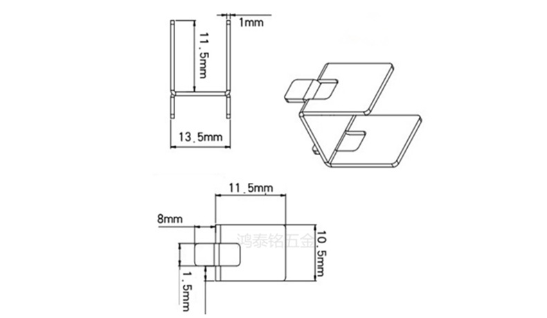 TO252开关电源MOS管散热片TO263 DIP8IC电子 散热片 IC芯片散热片-阿里巴巴