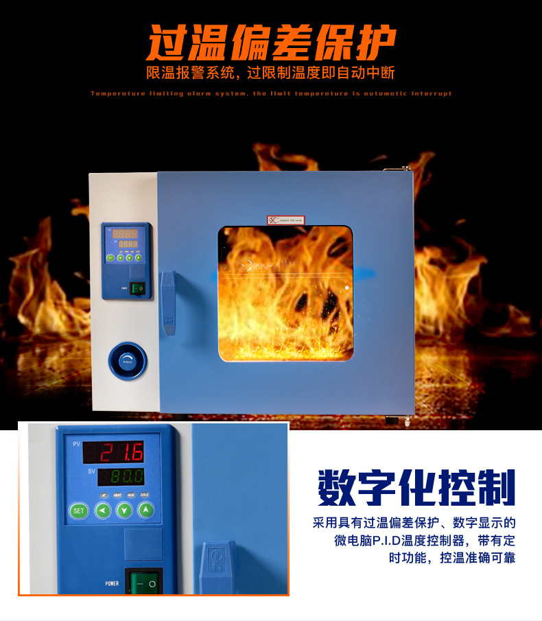 上海一恒DHG-9075A鼓风干燥箱 300℃烤箱 实验室烘箱 鼓风烘箱-阿里巴巴