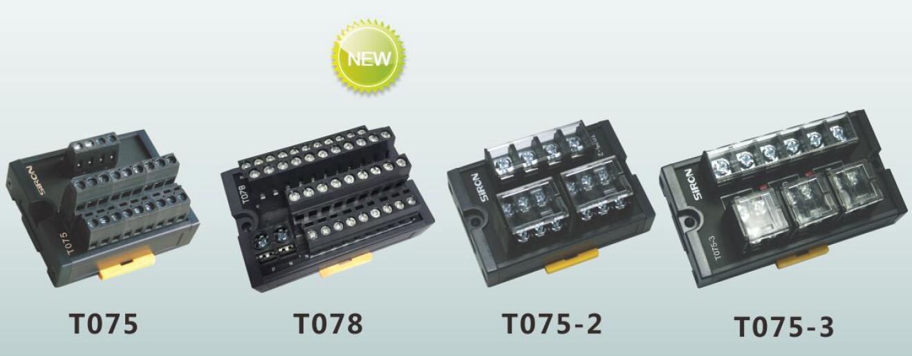 SIRON胜蓝工厂原装DC24V电源15A公共端端子台T078-阿里巴巴