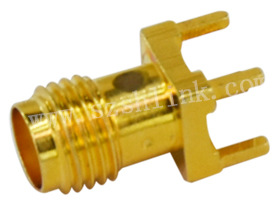 RF射频连接器SMA-50KE-8母头四角镀金外螺内针-阿里巴巴