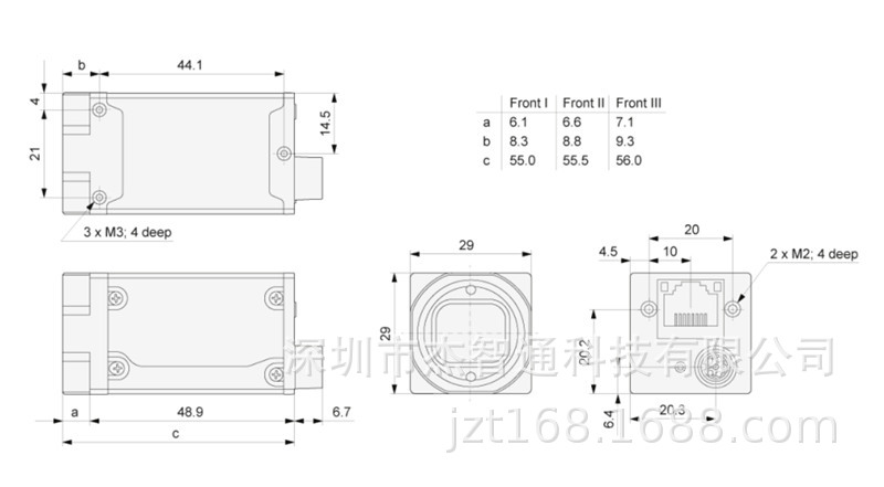 a2A1920-51gcBAS Basler彩色工业相机 230万像素 全局快门C接口-阿里巴巴
