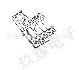 玖耀电子变压器骨架BOBBIN 5+2+2 JY-EE1610工厂直销来样定制-阿里巴巴
