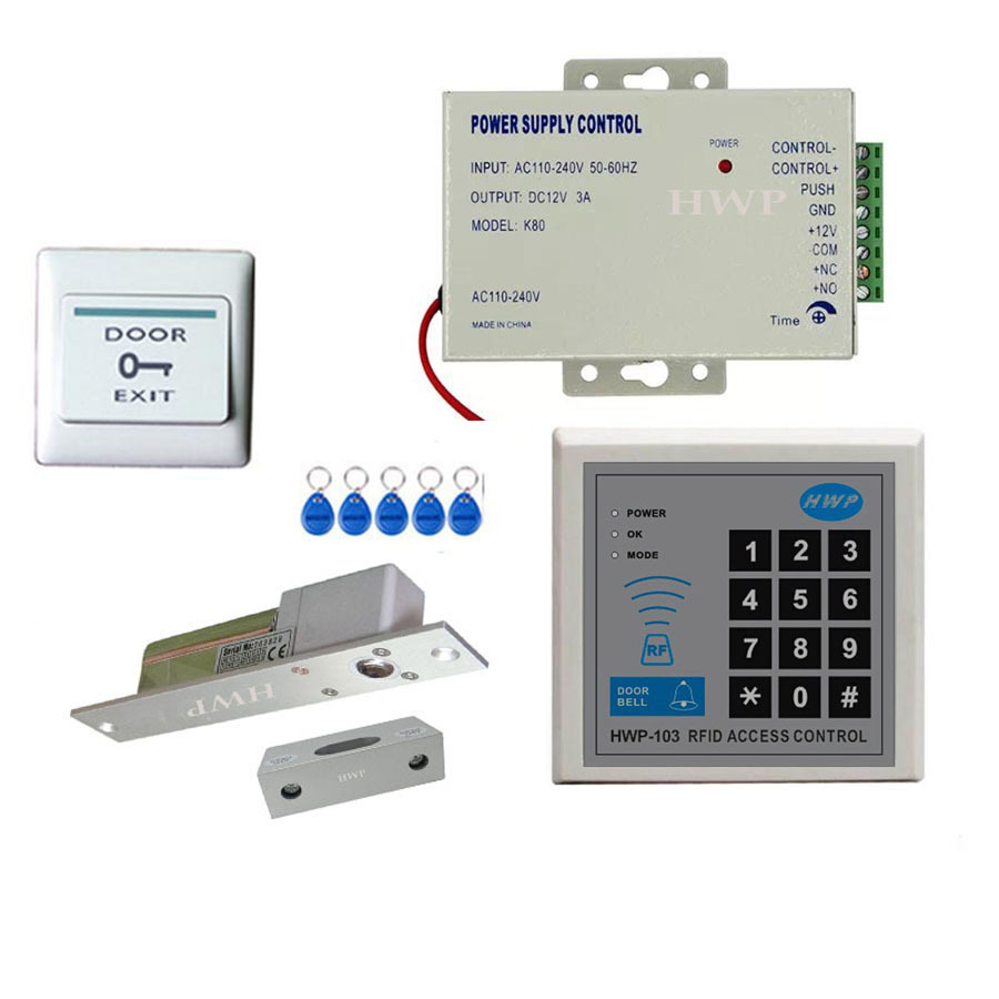 外贸门禁套装GLASS DOOR WOODEN DOOR IRON DOOR ACCESS CONTROL-阿里巴巴