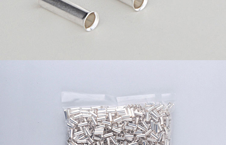 EN6012管形裸端头GT铜压接管欧式端子插针小铜管喇叭针形铜连接管-阿里巴巴