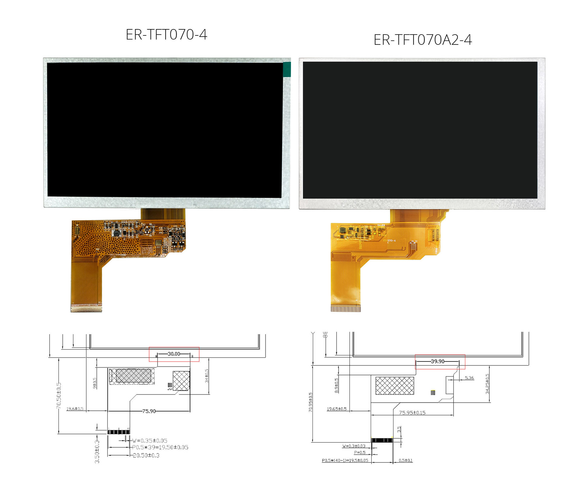 7寸TFT LCD彩色液晶显示屏/800x480点阵彩屏模块/可配触摸屏-阿里巴巴