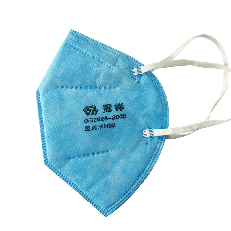冠桦8860口罩KN90折叠防尘蓝白口罩耳带一次性熔喷冠桦9300口罩-阿里巴巴
