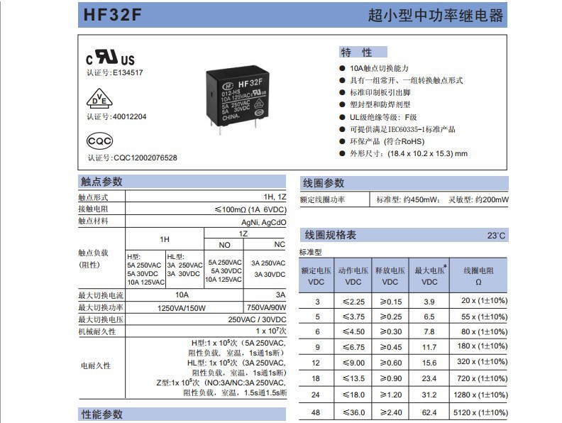 原装宏发继电器HF32F-012-HS3 HF32F/ JZC32F-024-HS3 4脚10A常开-阿里巴巴