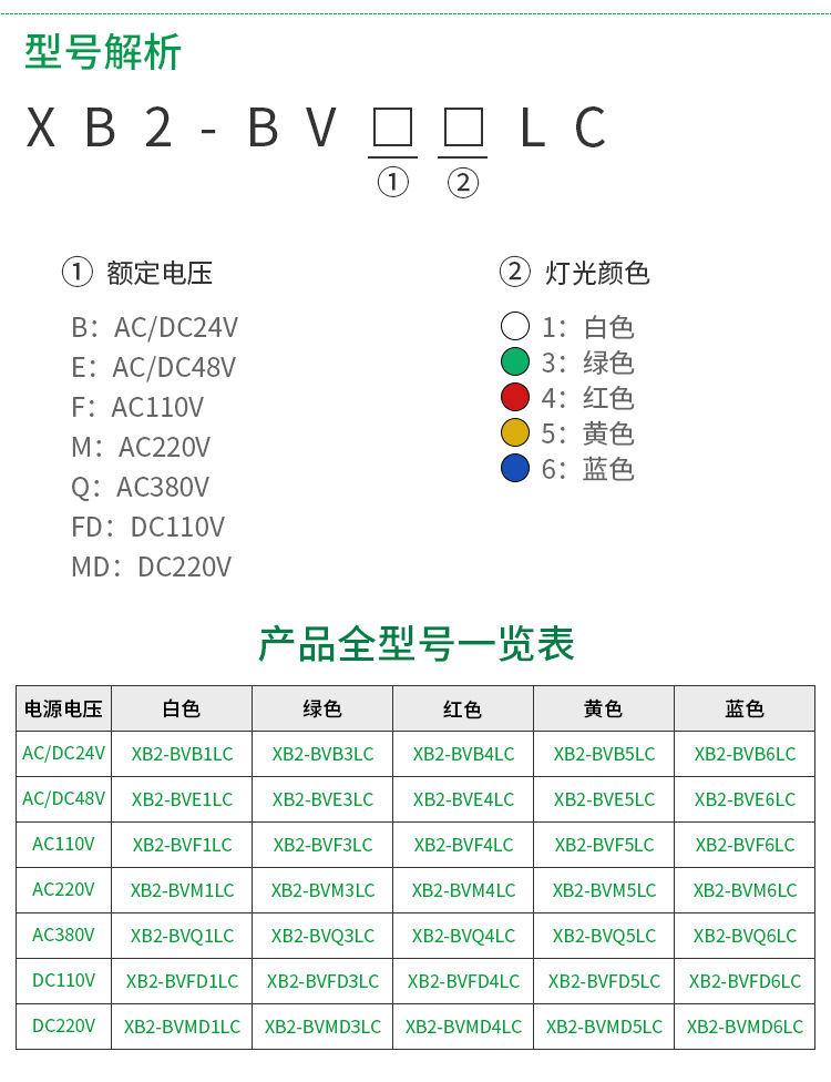 施耐德LED指示灯 XB2BVM3LC红绿黄交流24V直流220V按钮开关指示灯-阿里巴巴