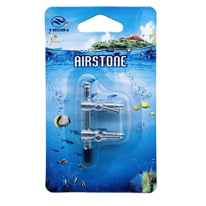 海心型号DA02B彩卡包装水族箱气泵调节阀4mm铜镀铬分流分配器-阿里巴巴