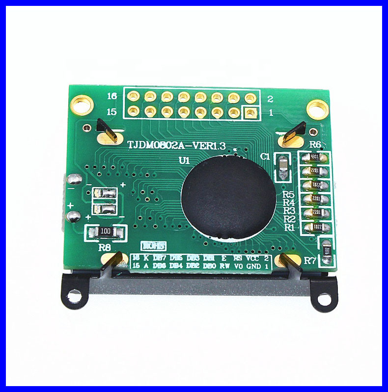 TJDM0802A 液晶模块0802, 字符数量2*8字, 蓝模 | 深圳市创力信电子有限公司