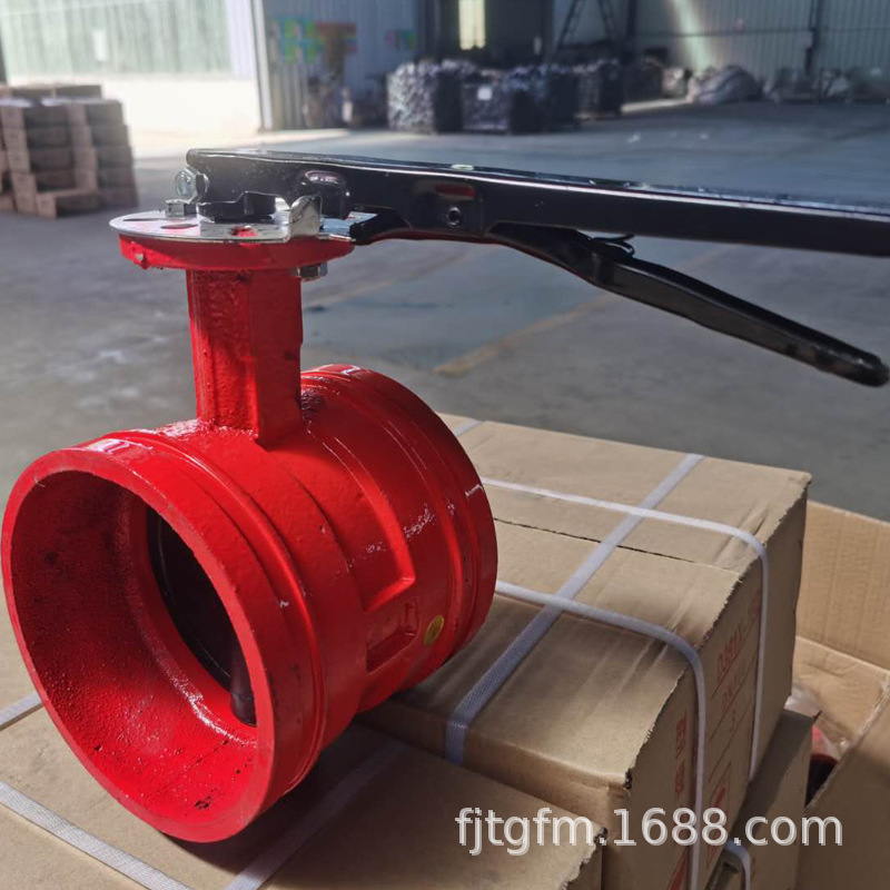 D81X-16Q手柄对夹沟槽蝶阀消防卡箍式蝶阀手柄开关蝶阀10-阿里巴巴
