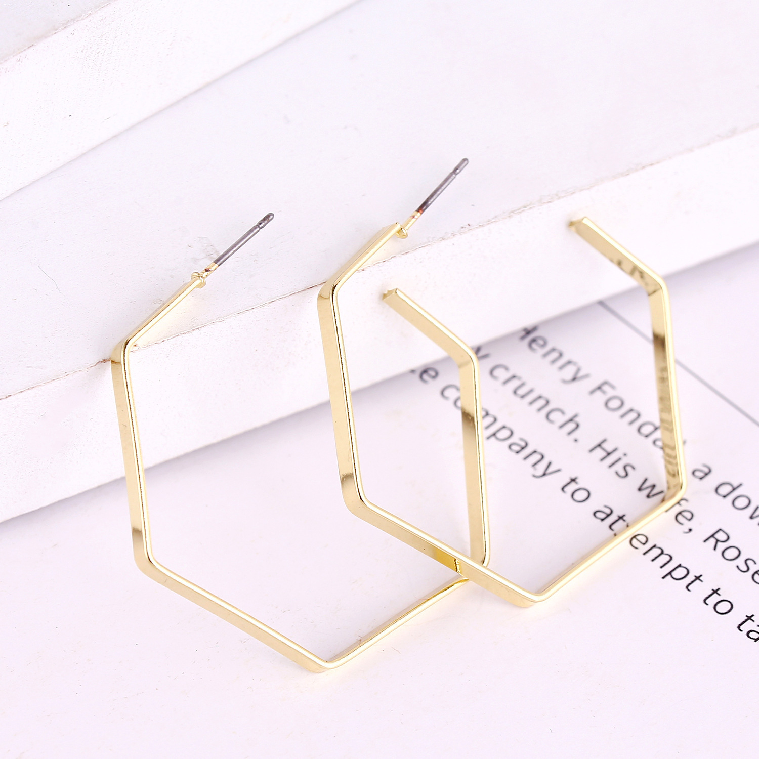 Wholesale explosion style simple wild large ring ear ring circle ...