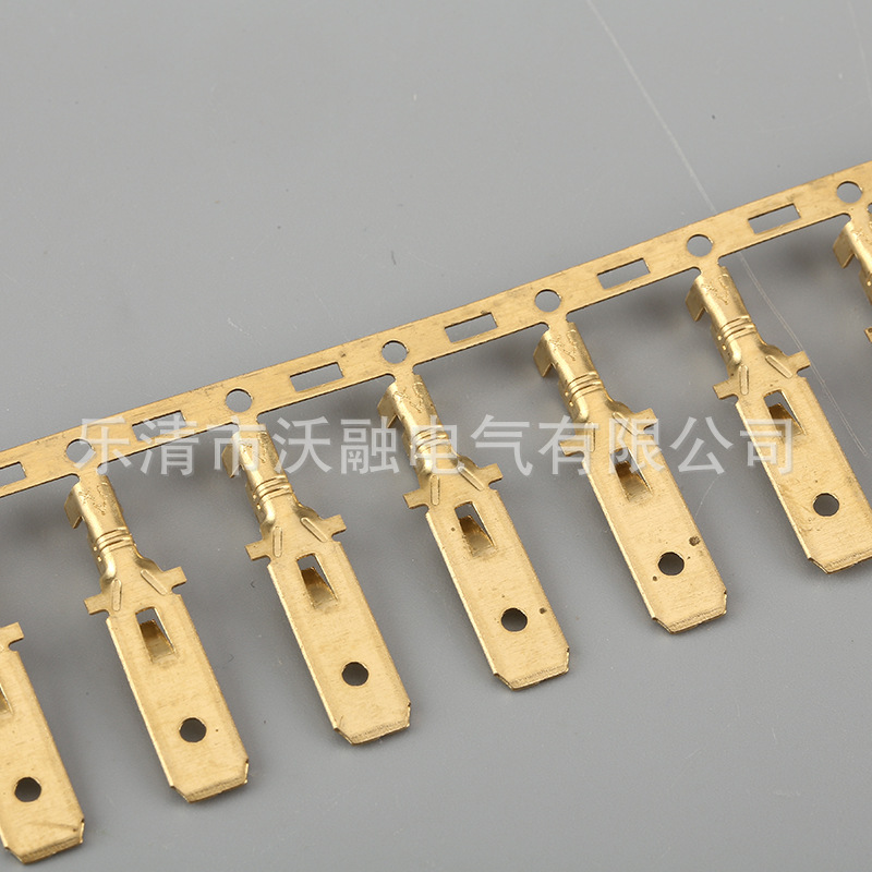 DJ612-6.3A,B,C横连插簧6.3插片 端子特长插片汽车摩托车接插片-阿里巴巴