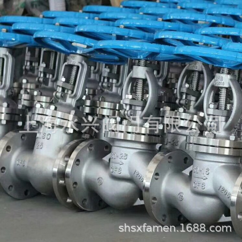 J41W-25P不锈钢手动截止阀 手动不锈钢截止阀 双法兰手动截止阀-阿里巴巴