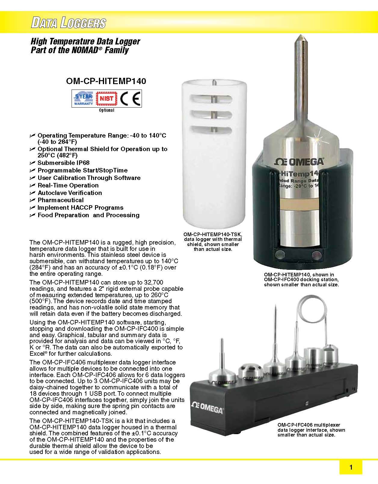 OM-CP-HITEMP140,OM-CP-IFC400温度验证仪欧米伽温度记录仪-阿里巴巴