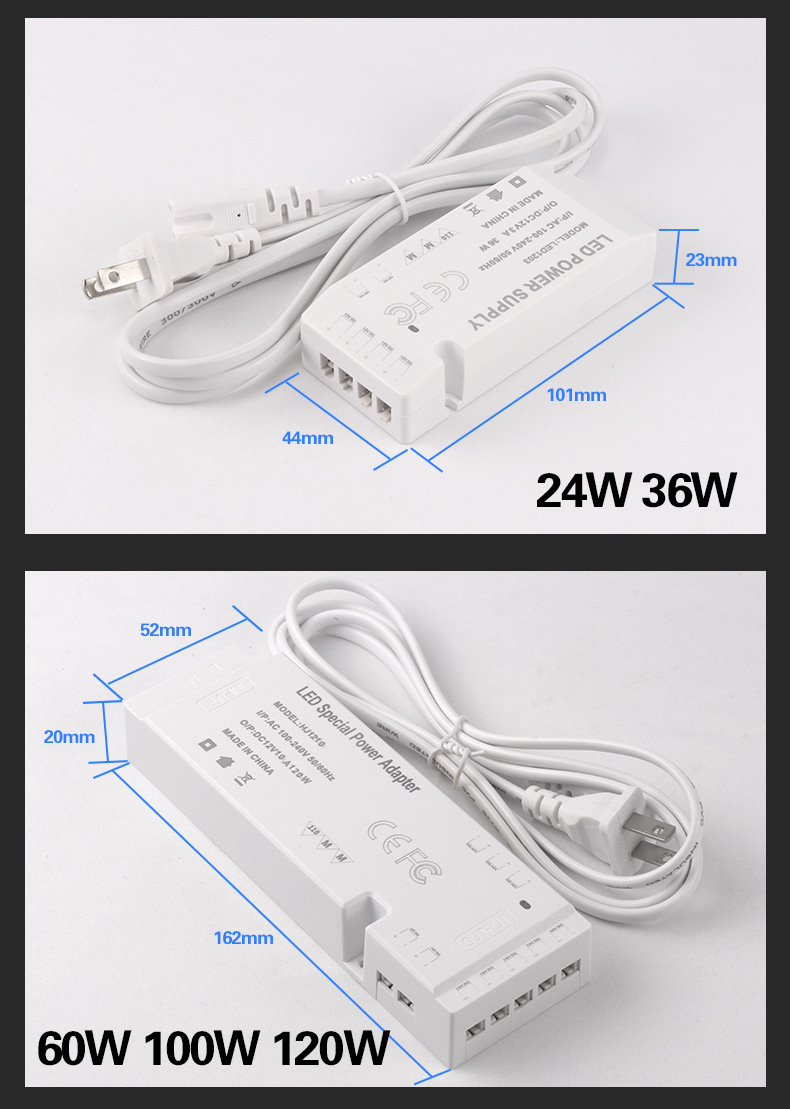 外贸专供LED电源led开关电源稳压橱柜灯电源灯带驱动电源12V衣柜-阿里巴巴