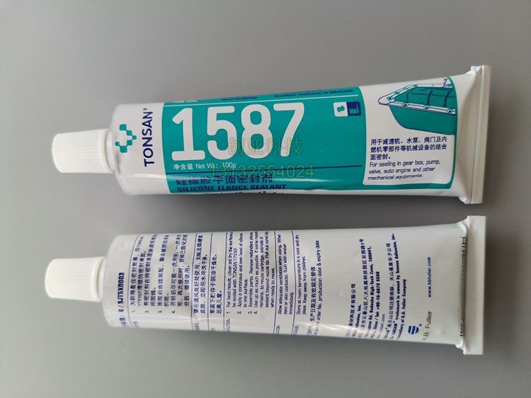 可赛新1587密封胶 TONSAN 1587超兰 蓝色耐油硅橡胶平面密封剂-阿里巴巴