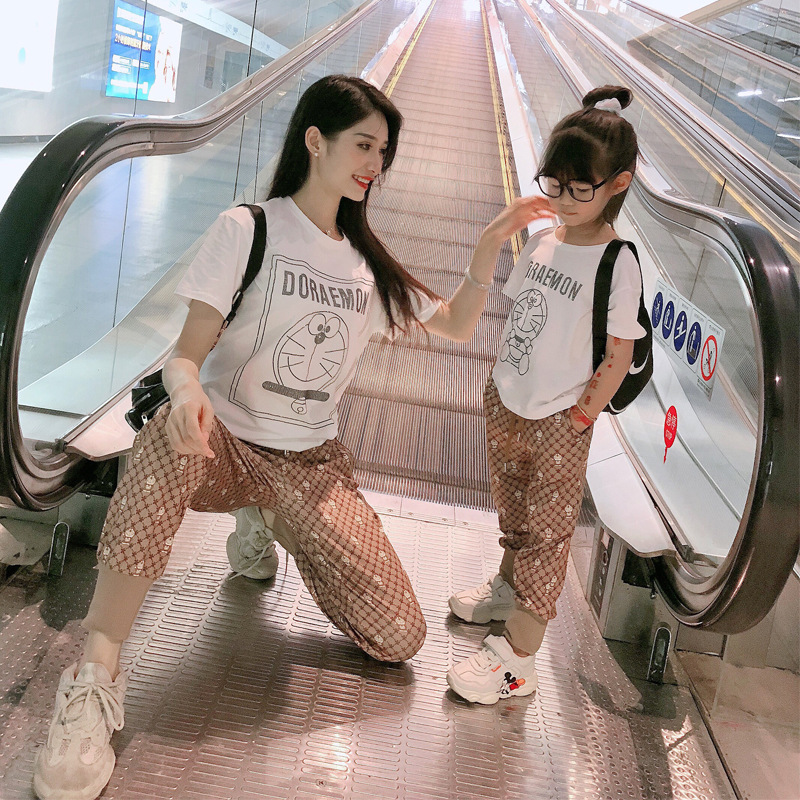 Han Yi Su l mother's same parents and children's all over printed ...