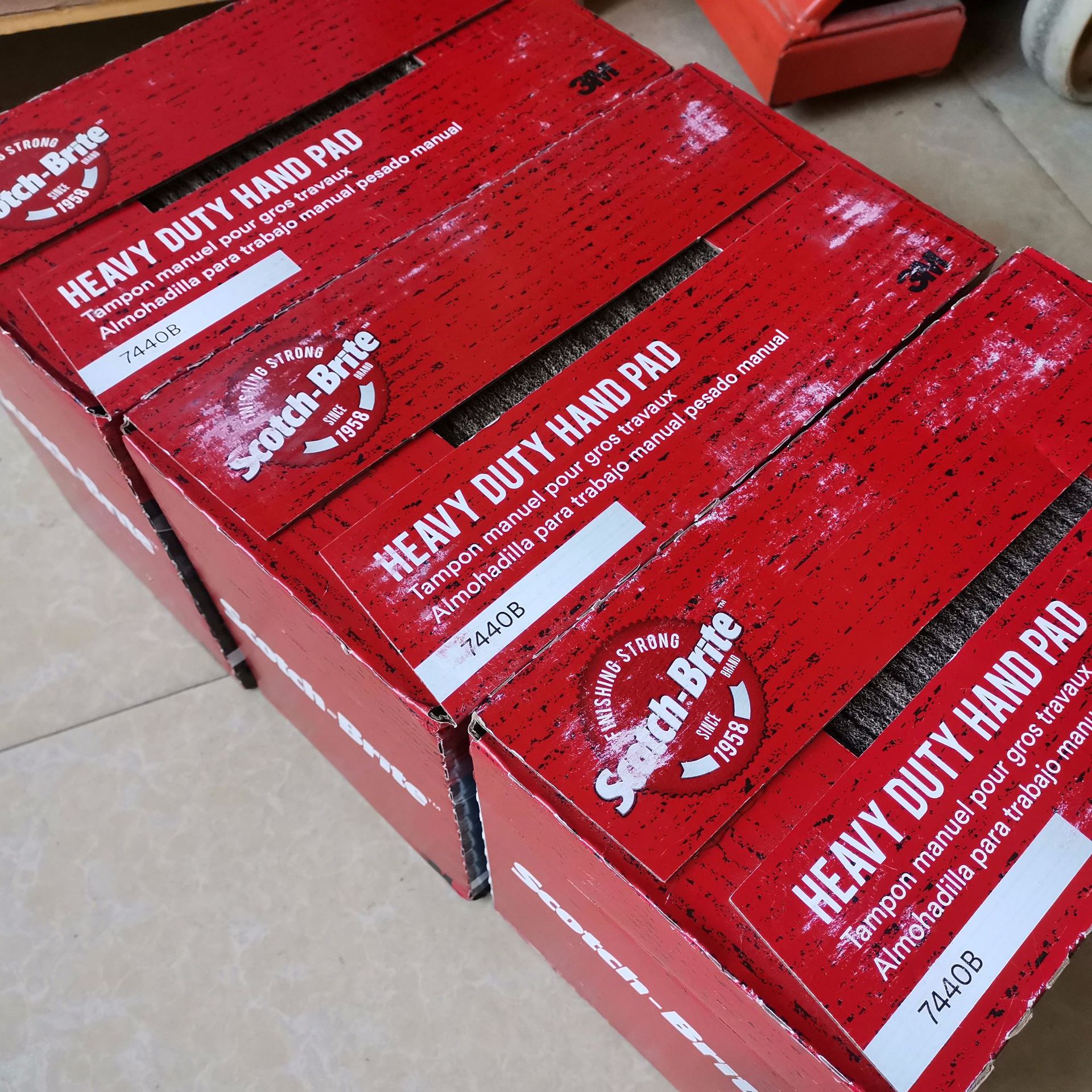 3M7440B工业百洁布Scotch-Brite Heavy Duty Hand Pad 7440B-阿里巴巴