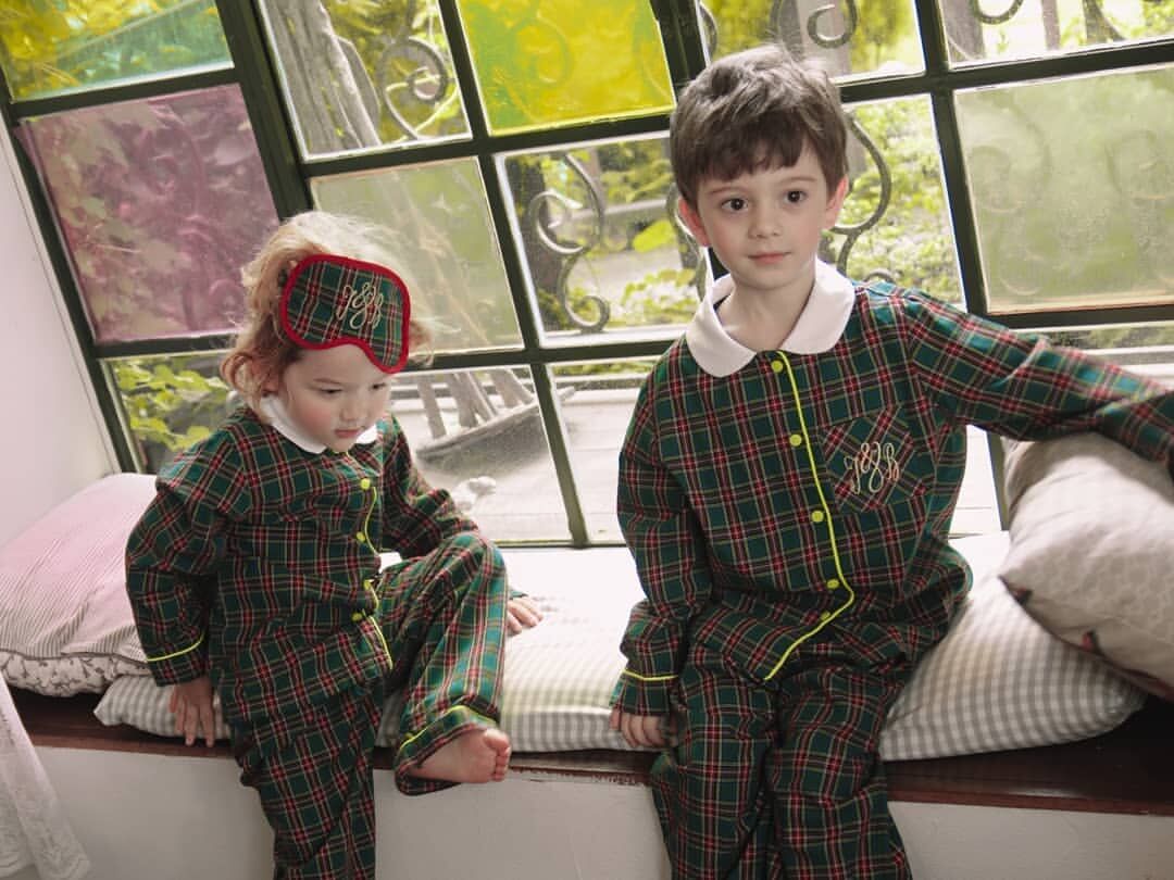 Ins children's clothes 2022 spring and autumn children's pajamas set ...