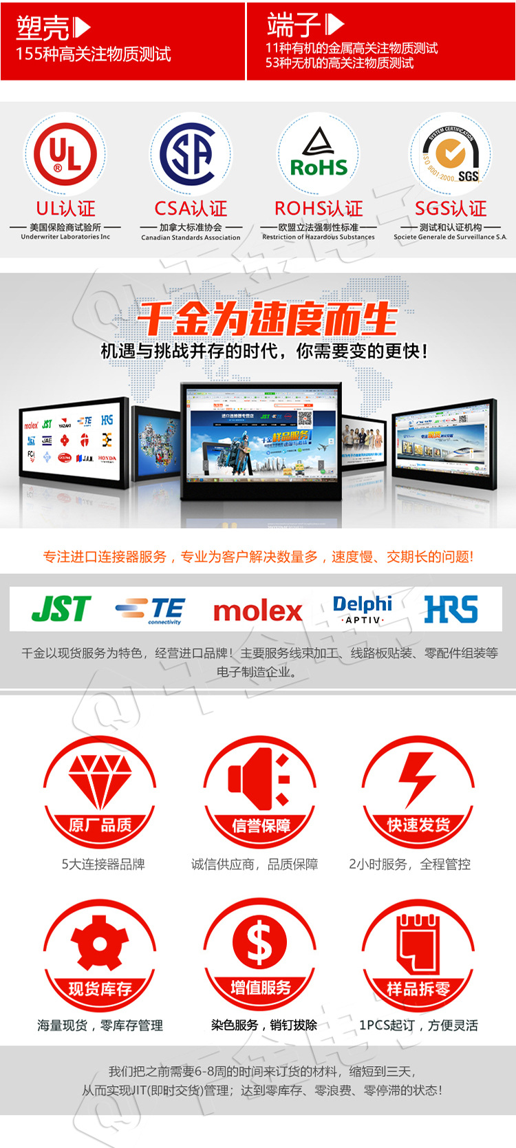 522130211 供应连接器MOLEX52213-0211塑壳千金在线-阿里巴巴