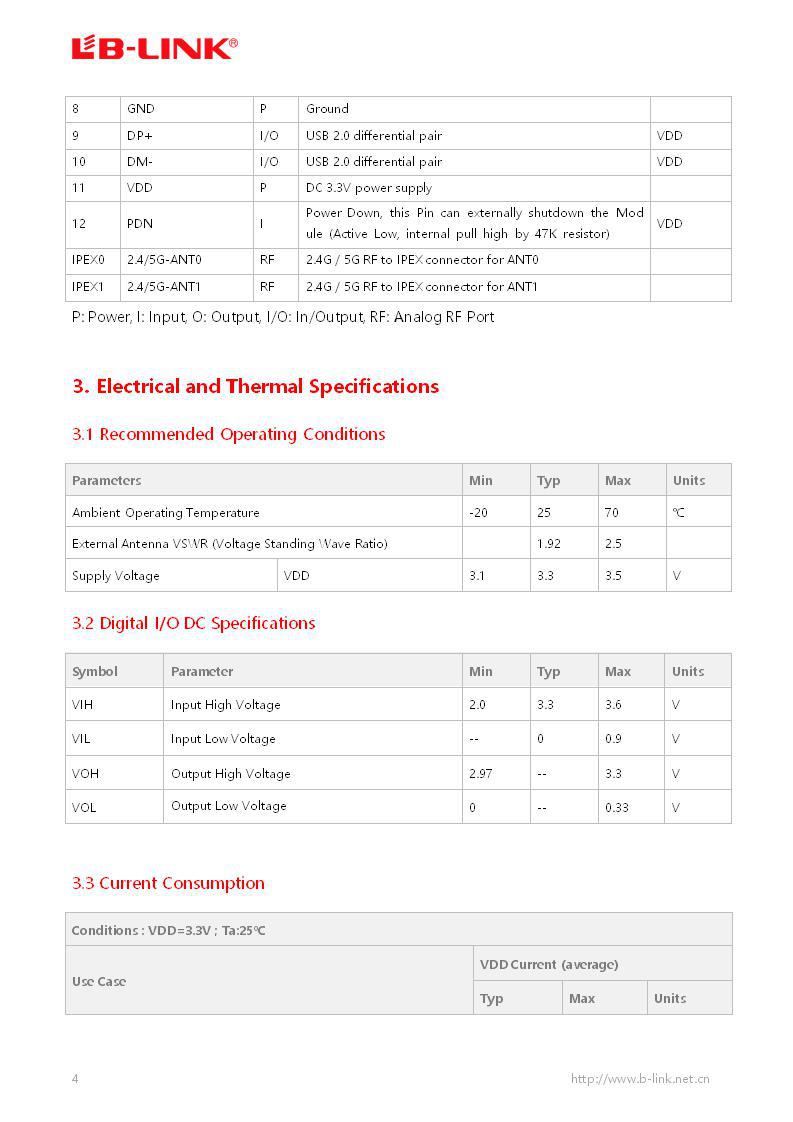 BL-M8812CU3 1200M wifi模块 REALTEK RTL8812CU 网关模块-阿里巴巴