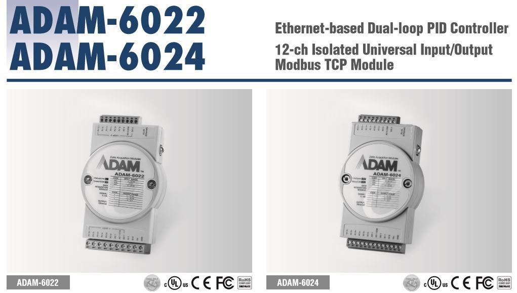 研华ADAM-6024 以太网智能模块 12路混合型输入/输出亚当模块-阿里巴巴