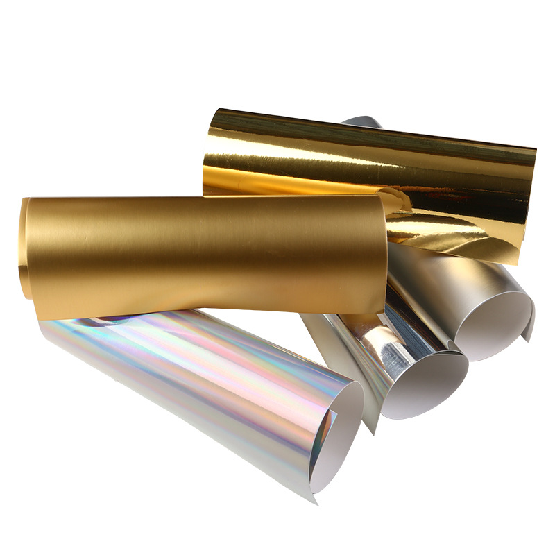 250克平面金卡银卡纸A3A4 PET膜金银卡纸亮金亮银亚金亚银红金色-阿里巴巴