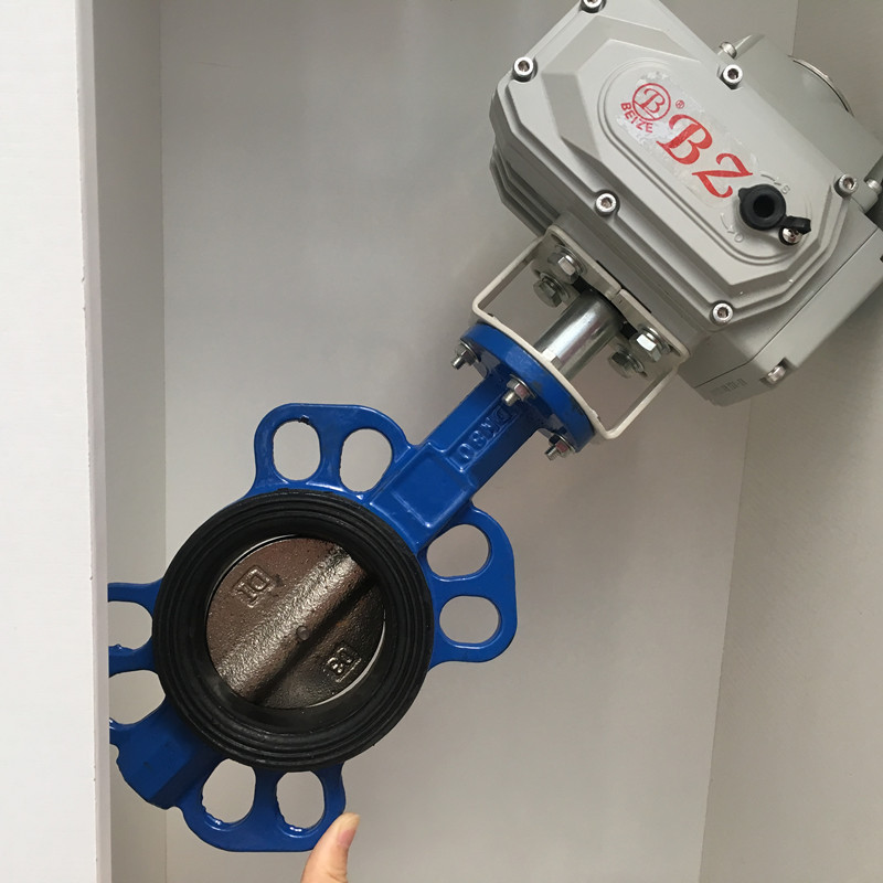 厂家直销电动蝶阀D971X-16软密封对夹铸铁衬胶蝶阀dn125-阿里巴巴