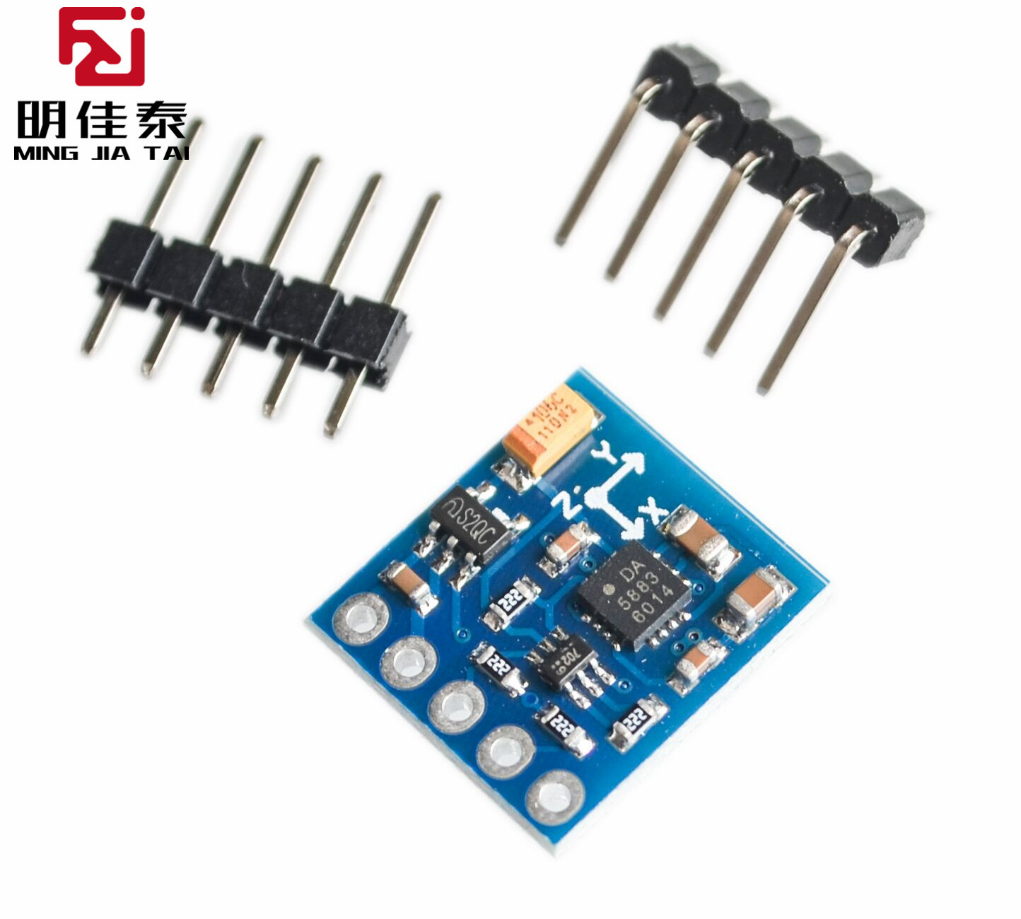 GY-271 HMC/QMC5883L模块 电子指南针罗盘模块 三轴磁场传感器-阿里巴巴