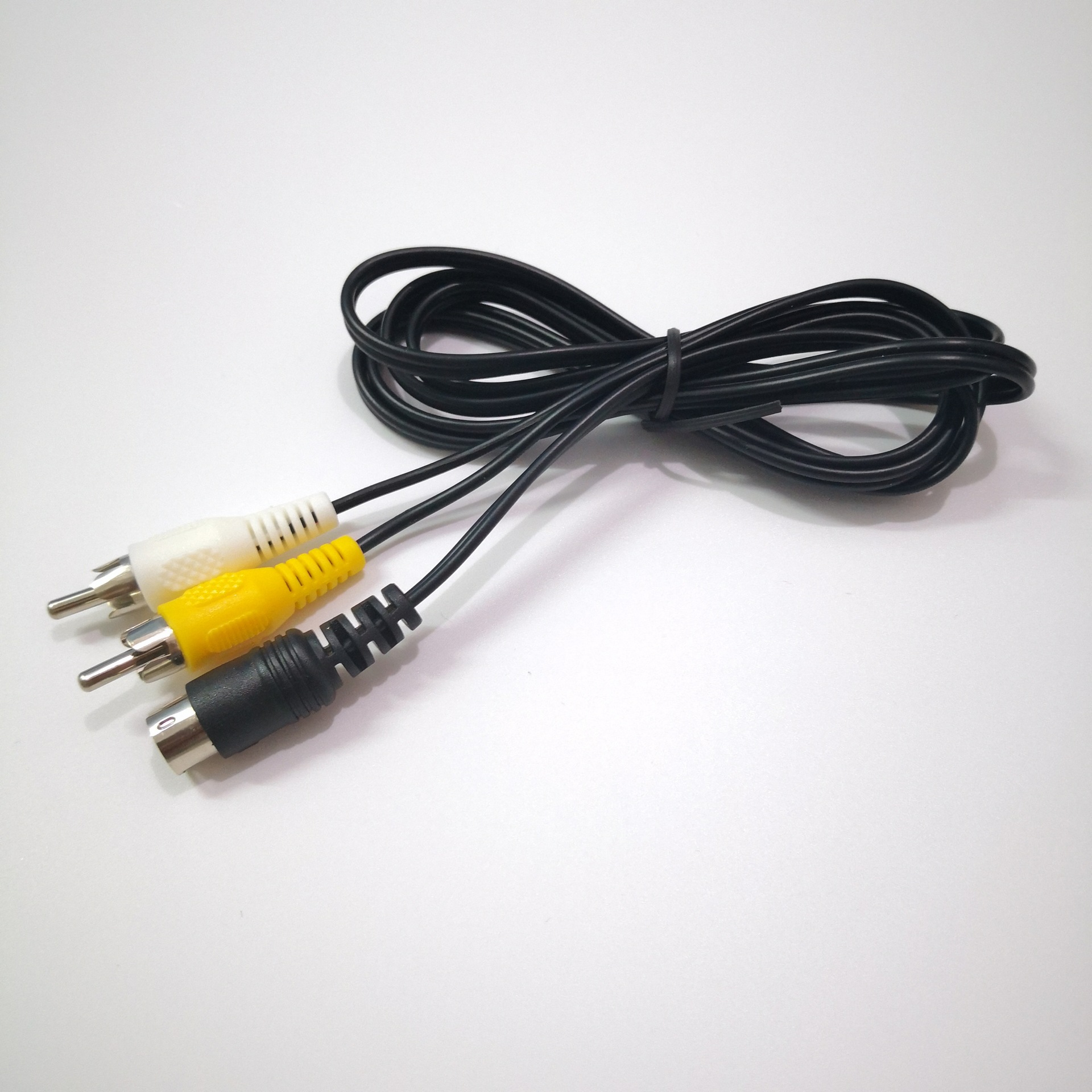 适用于SEGA Genesis/MD 2AV Cable 世嘉二代两排AV线 3针接口1.5M-阿里巴巴