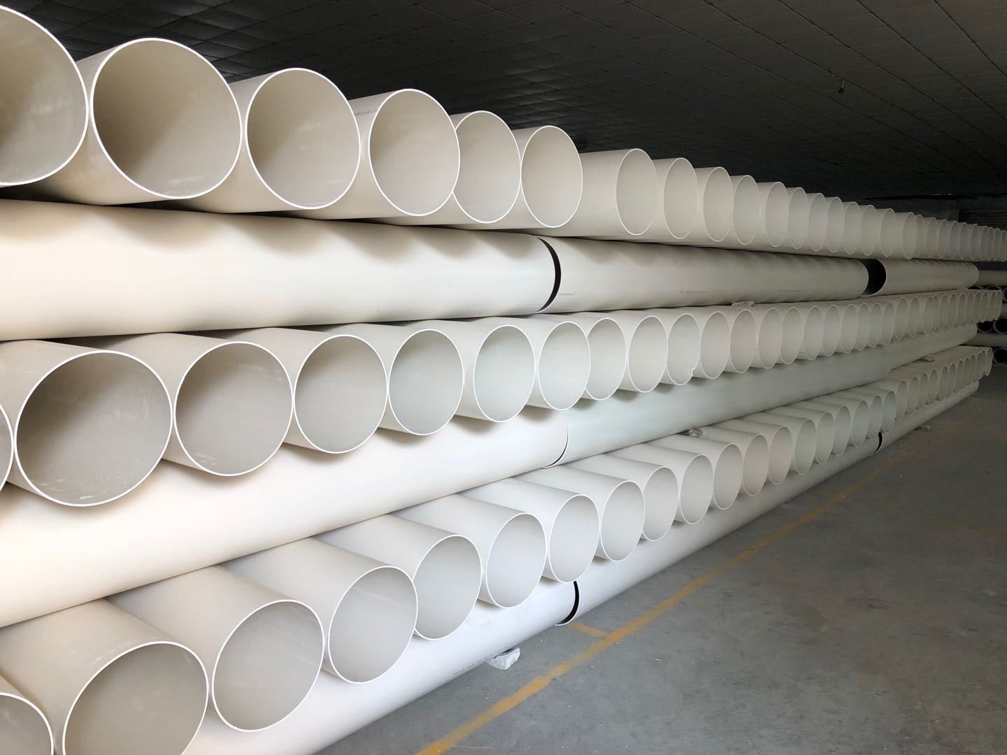 pvc排水管塑料水管包装管聚氯乙烯卷布纺织风管管子dn300硬管150-阿里巴巴