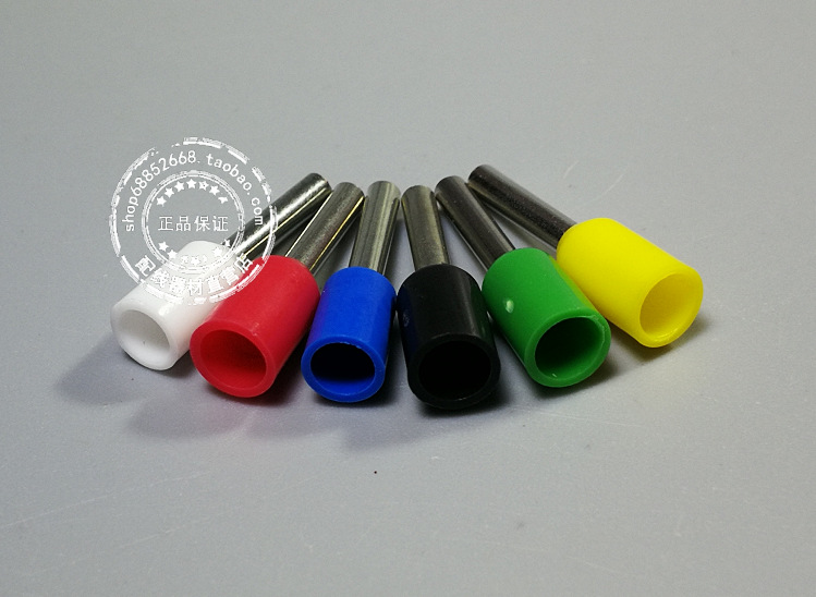 VE0506欧式端子针形端子 0.5平方 管形端子管型接线端子插针E0506-阿里巴巴