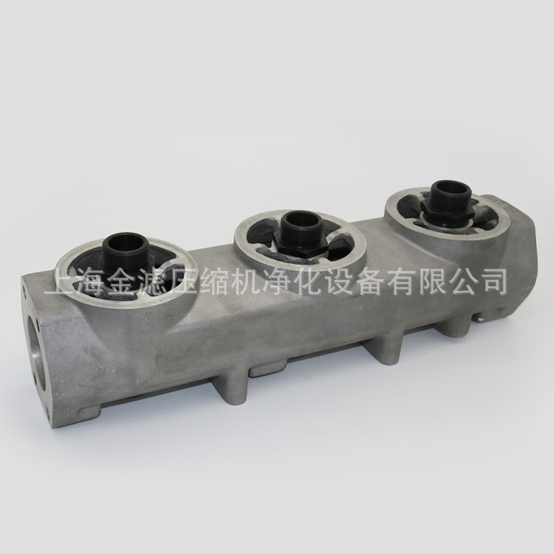 厂家供应压缩机配件空压机W13145油滤连接件 滤座 铝接头 铝铸件-阿里巴巴