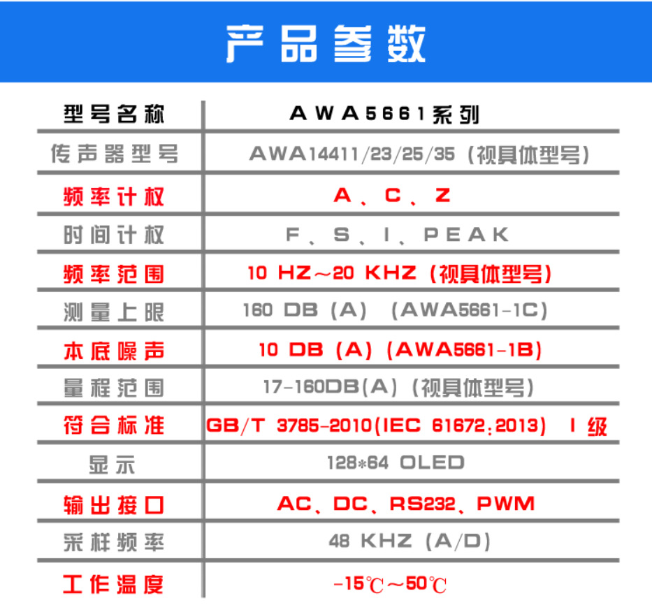 杭州爱华AWA5661系列精密脉冲声级计AWA5661-1/1A/1B/1C/-2/-3-阿里巴巴