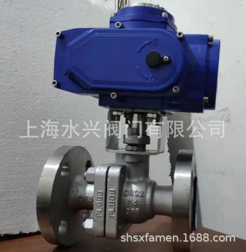 Q941F-64PR不锈钢电动法兰球阀 电动不锈钢球阀 精小型电动球阀-阿里巴巴