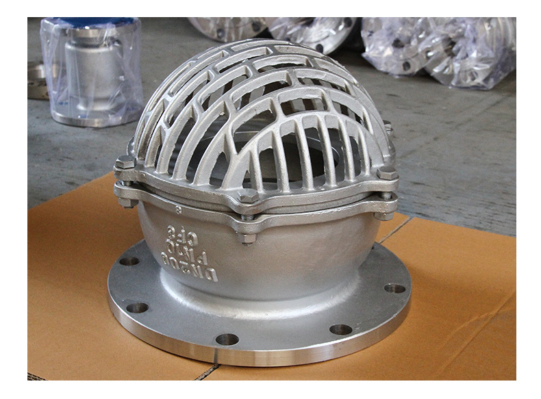 厂家直供304 316L不锈钢法兰底阀 水泵吸水底阀H42W-6p/10P-阿里巴巴