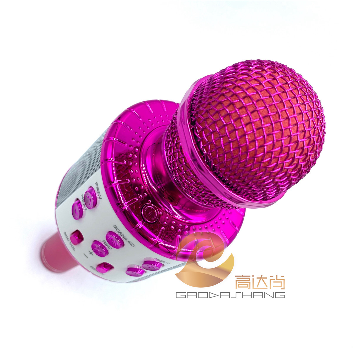 新款高配LED灯WS858L家庭KTV音响话筒户外活动蓝牙音箱无线麦克风-阿里巴巴