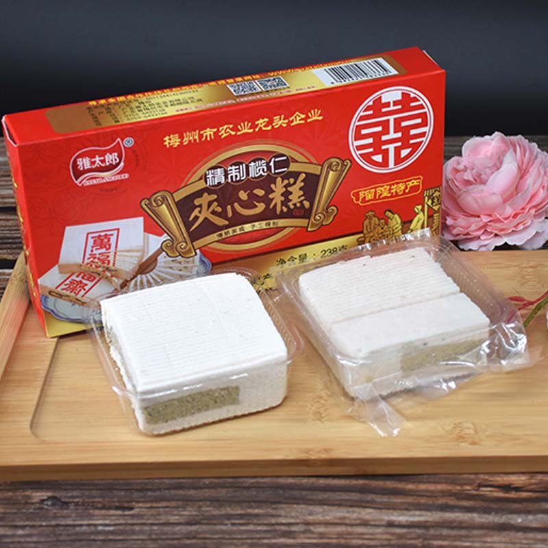 厂家供销 广东雅太郎特产 238g精制榄仁夹心糕传统茶点云片糕-阿里巴巴