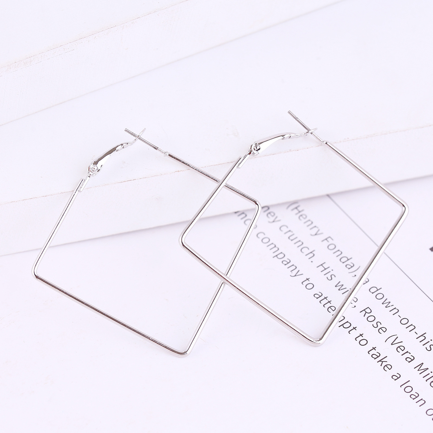 Wholesale explosion style simple wild large ring ear ring circle ...