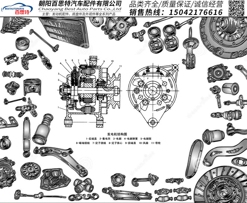 04801250AA LRA02917 A6421540202 2542969 TG17C028 发电机-阿里巴巴